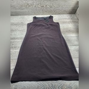 George | Dresses | Nwt George Elegant Chiffon Midi Dress Brown | Poshmark